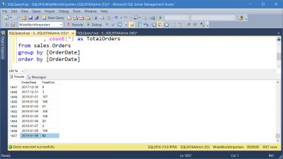 Como Generar Datos nuevos en WideWorldImporters – SQL Server en Español